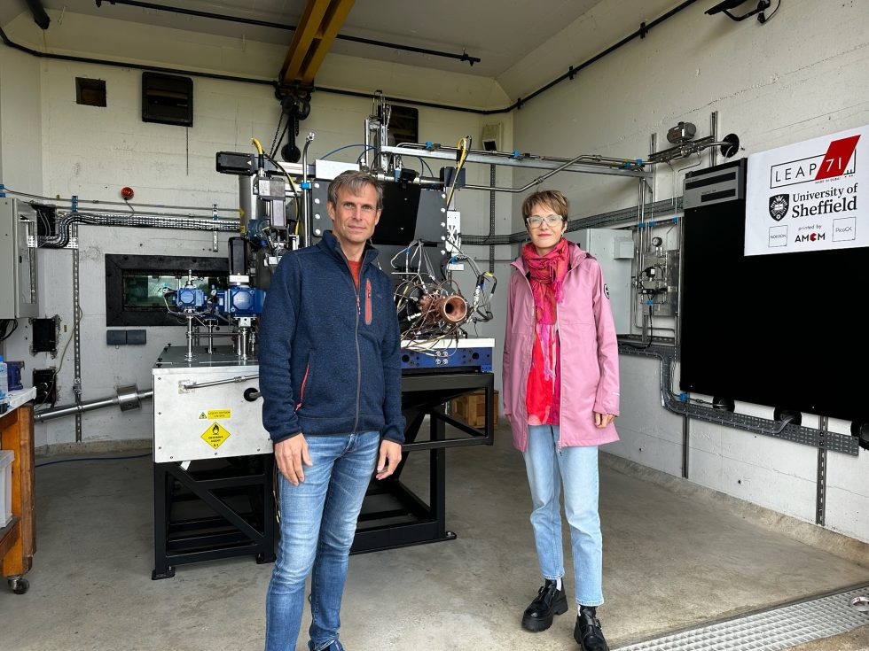 LEAP 71 hot-fires 3D-printed liquid-fuel rocket engine designed through Noyron Computational ...